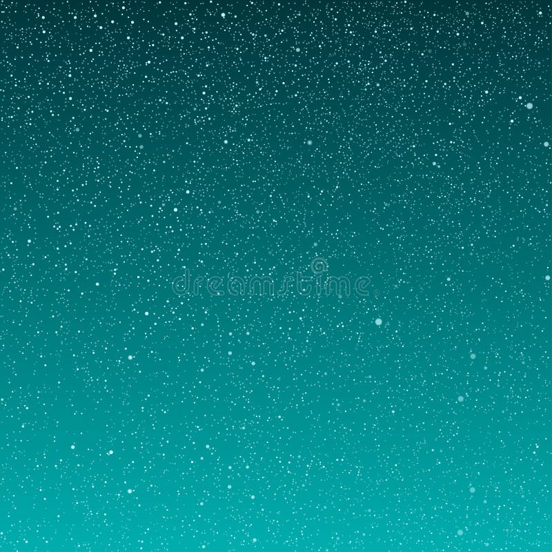 Vector Background Snowflakes. Blue Ice Storm. Stock Vector ...