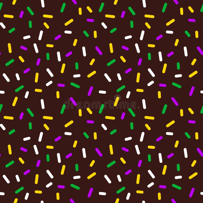 Vector Background With Sprinkles Stock Vector - Illustration of ...