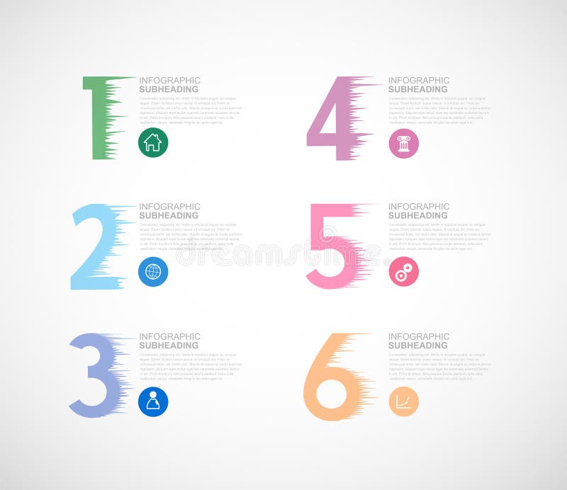 Vector Background with Step Progress Template with Place for You Stock ...