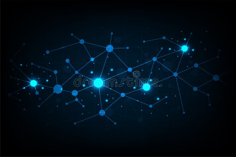 Vector Background Technology in the Network Concept. Stock Vector ...