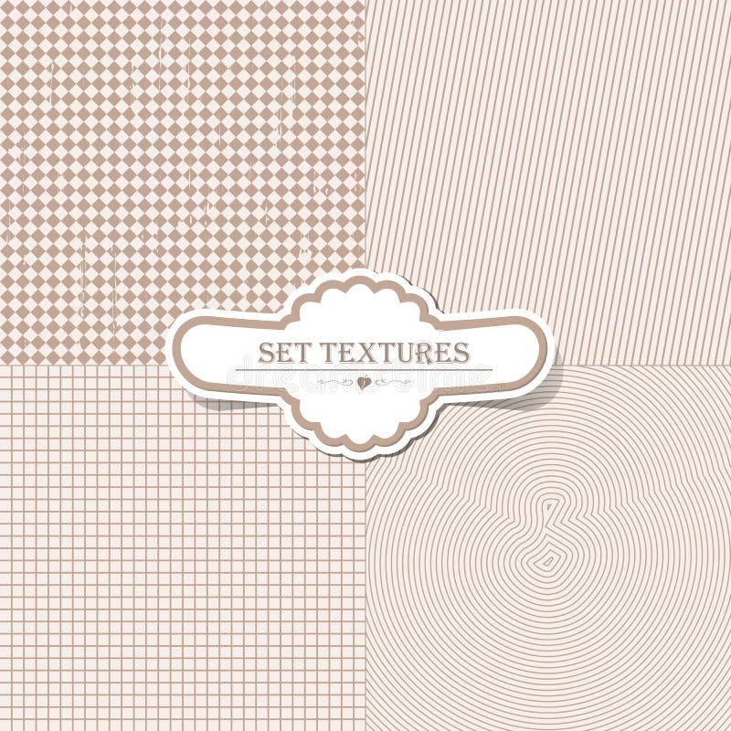 Vector Background Textures Set for Design Stock Vector - Illustration ...
