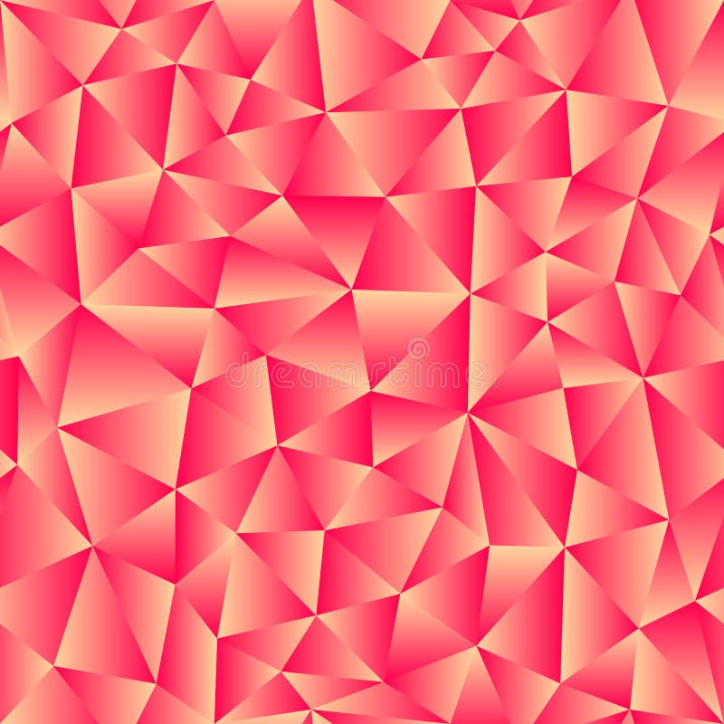 Vector Background of Triangles with a Red Gradient Fill. Ready F Stock ...