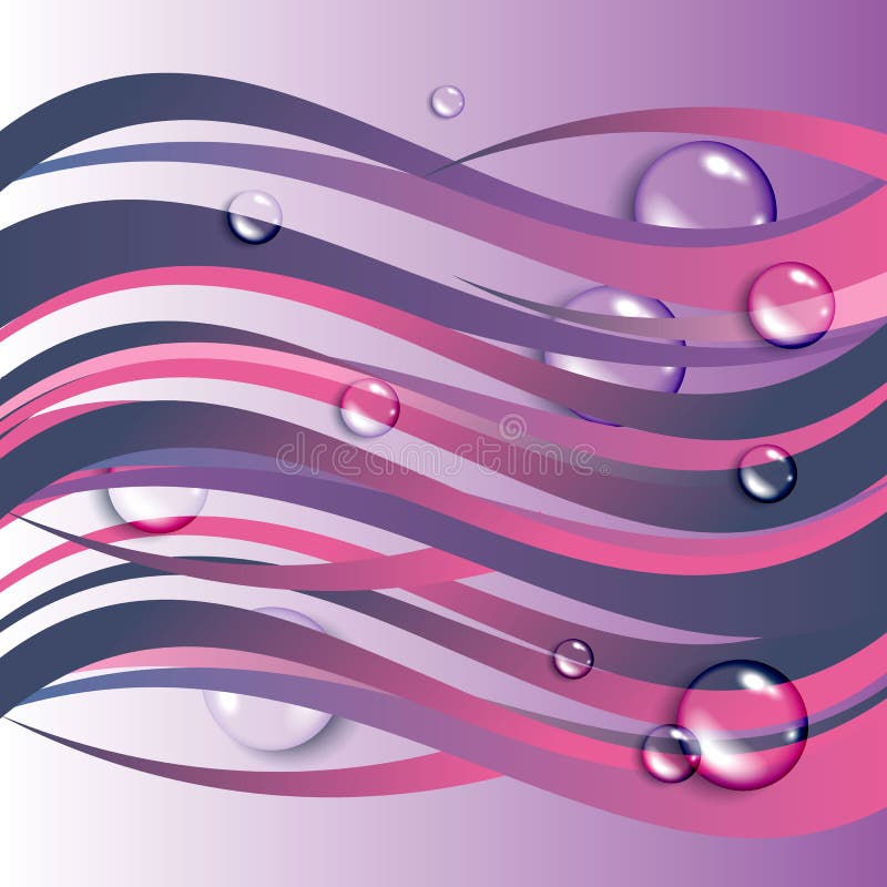 Vector Background Water Abstract Illustration Purple Stock Vector ...