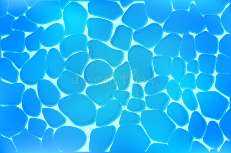 Vector Background with a Water Ripple. Ripples in the Pool. Vector ...
