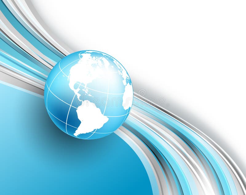 Vector Background with Wavy Lines Stock Vector - Illustration of earth ...