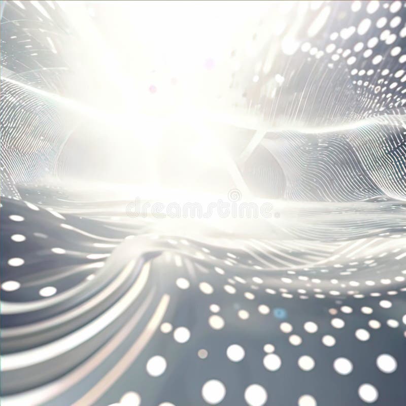 Vector Background with White Abstract Blurred Wave Dots Creative Color ...