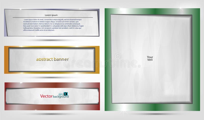 Vector Backgrounds, Banners and Header Stock Vector - Illustration of ...