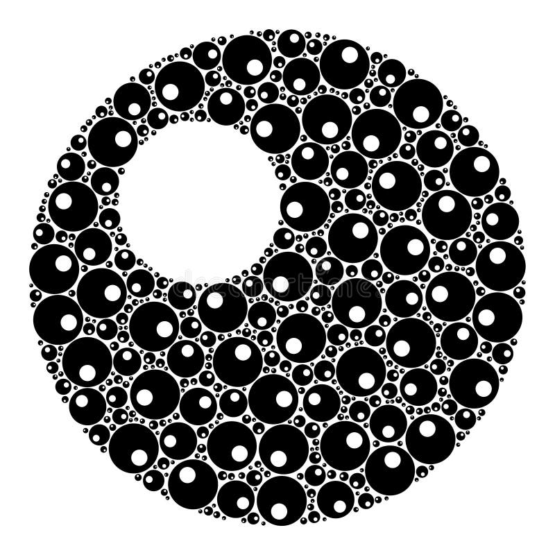 Ball Recursion Icon Composition of Self Icons Stock Vector ...