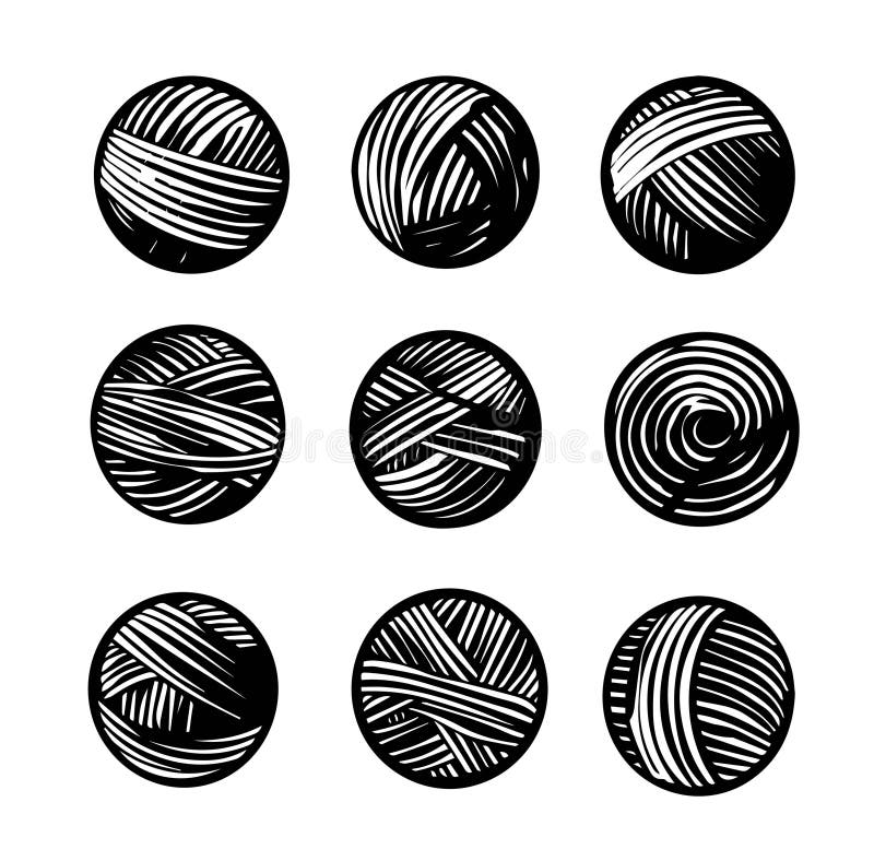 Thread Ball Line Circle Stock Illustrations – 1,653 Thread Ball Line ...
