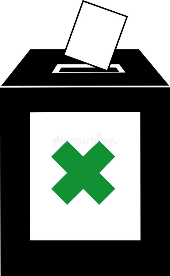 Ballot Box Vector Illustration Stock Vector - Illustration of ...