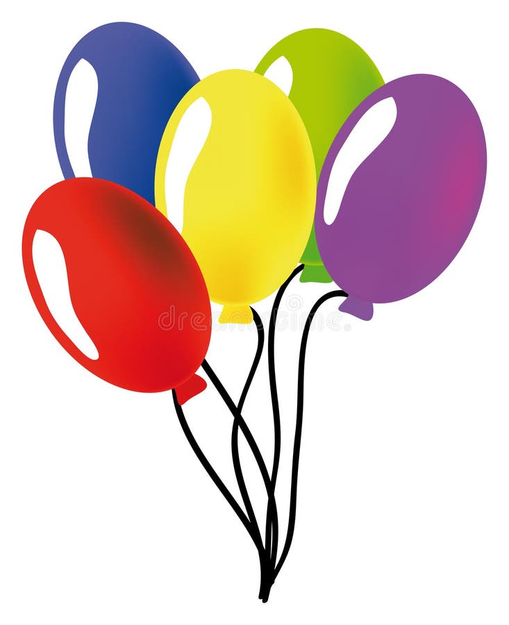 Vector baloon stock vector. Illustration of filled, party - 11258027