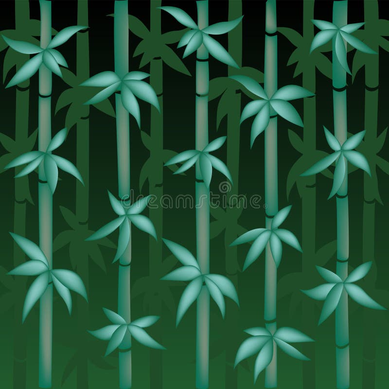 Vector Bamboo Illustration stock vector. Illustration of graphic - 6479704