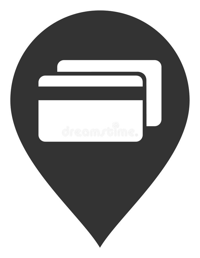 Bank Card Pointer Halftone Dot Icon Stock Vector - Illustration of ...