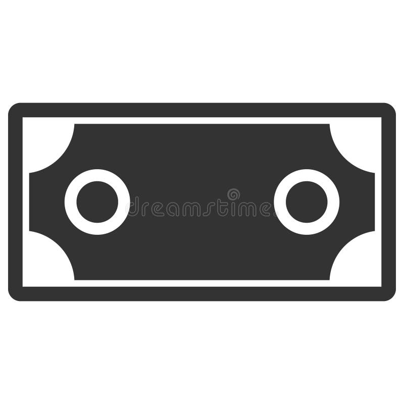 Vector Banknote Template Flat Icon Illustration Stock Vector ...