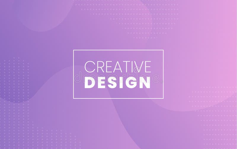 Vector Banner Abstract Background. Lilac with Waves Stock Illustration ...