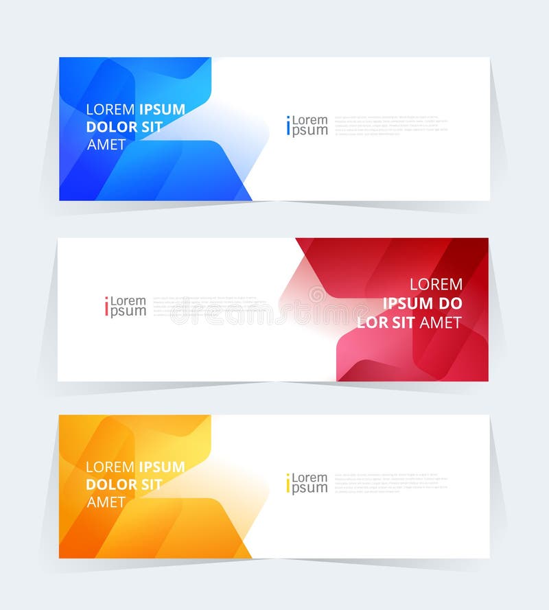 Vector Banner Design Background. Stock Vector - Illustration of ...