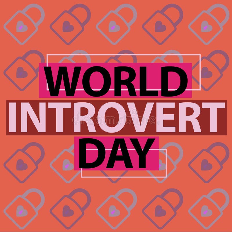 Vector Banner Design Celebrating World Introvert Day on the 2nd of ...