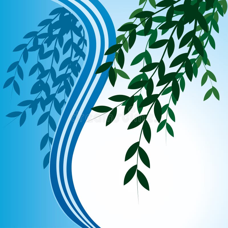 Vector banner with leaves. stock vector. Illustration of pattern - 24435809