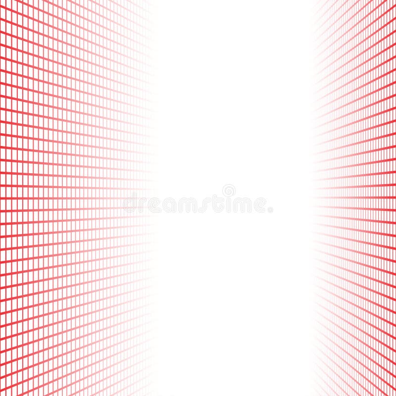 Vector Banner Made Red Grids and Light. Stock Vector - Illustration of ...