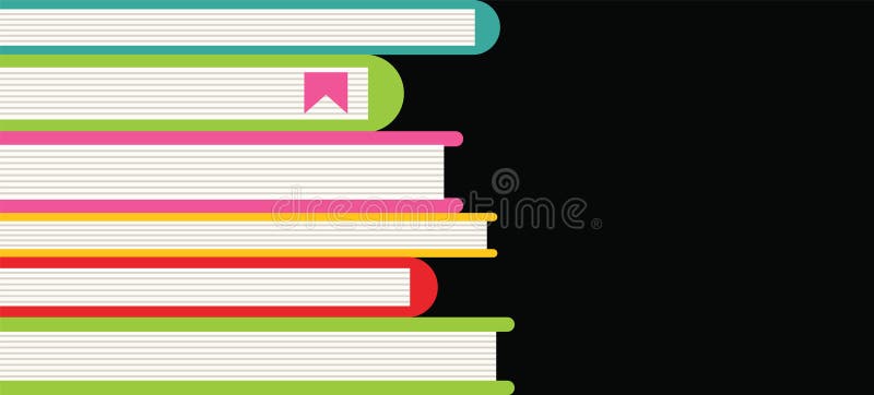 Vertical Stack Text Books Stock Illustrations – 261 Vertical Stack Text ...