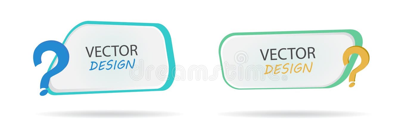 Question Mark Simple Frame Stock Illustrations – 556 Question Mark ...