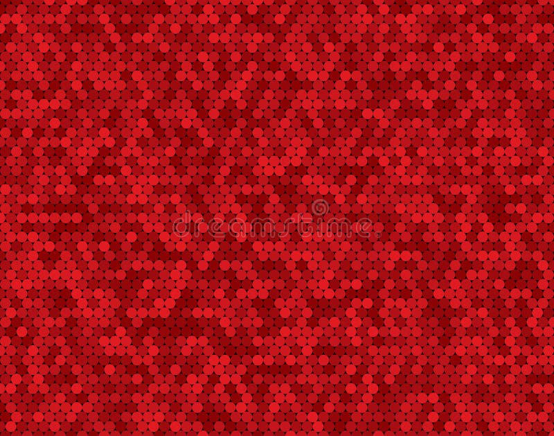 Vector Banner Red Random Circle Mosaic, Dots. Stock Vector ...