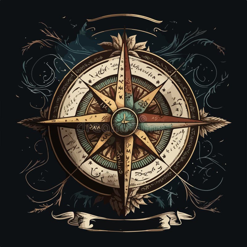 6+ Compass label map Free Stock Photos - StockFreeImages