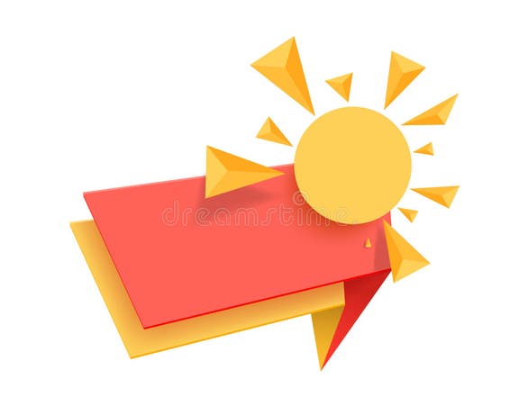 Vector Banner Tag Template stock vector. Illustration of design - 92628837