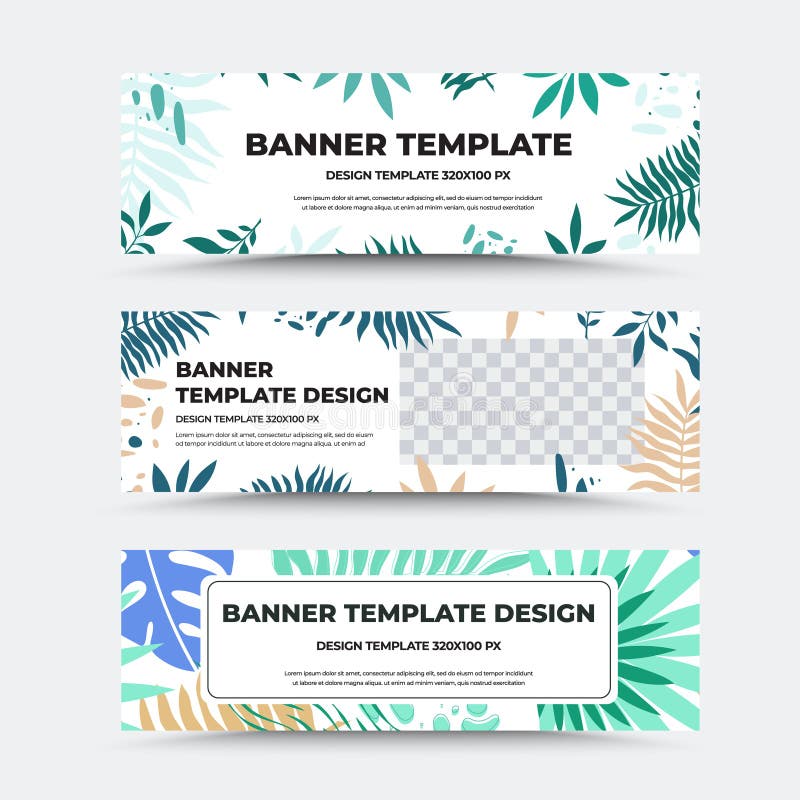 Vector Banner Template with Modern Design, Booklet with Info Board ...