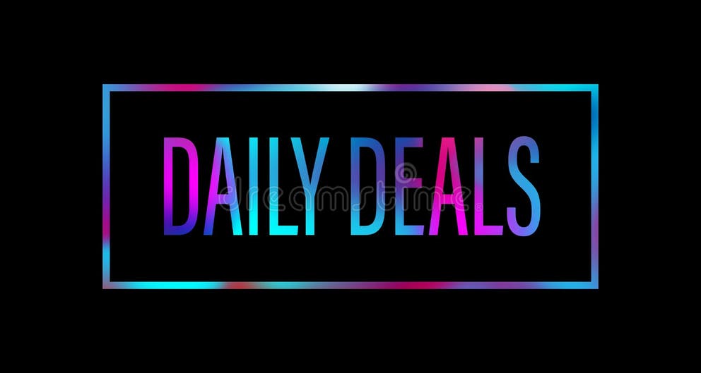 The Word daily News. Vector Banner with the Text Colored Rainbow. Stock ...