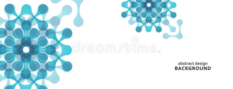 Vector Banners with Abstract Figures. Connect Circles Design Pattern ...
