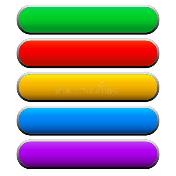 Vector Banners, Bars, Buttons Stock Vector - Illustration of element ...