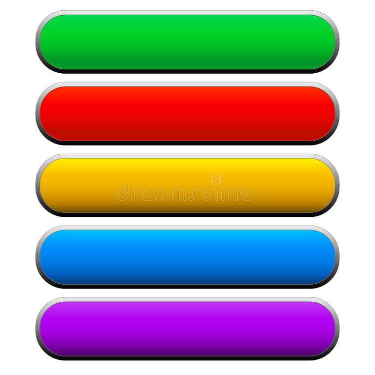 Vector Banners, Bars, Buttons Stock Vector - Illustration of element ...