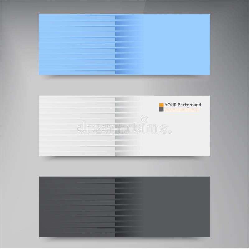 Vector Banners and Line. Color Web Design Stock Vector - Illustration ...