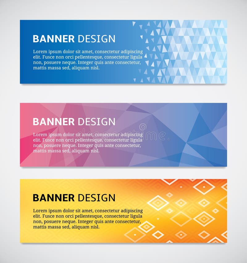 Vector Banners Set stock vector. Illustration of concept - 59084741