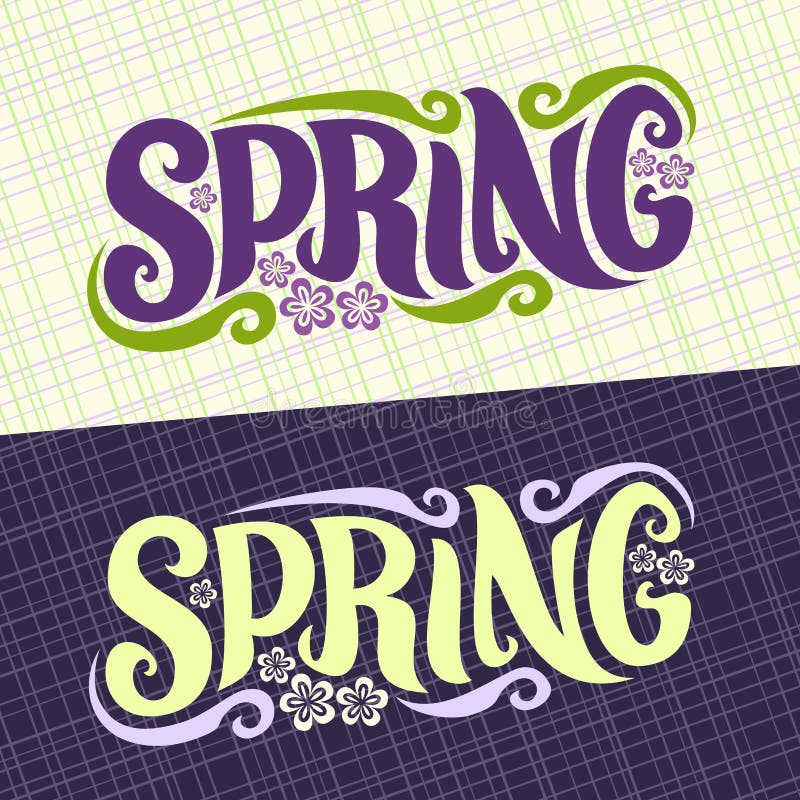Vector Banners for Spring Season Stock Vector - Illustration of ...
