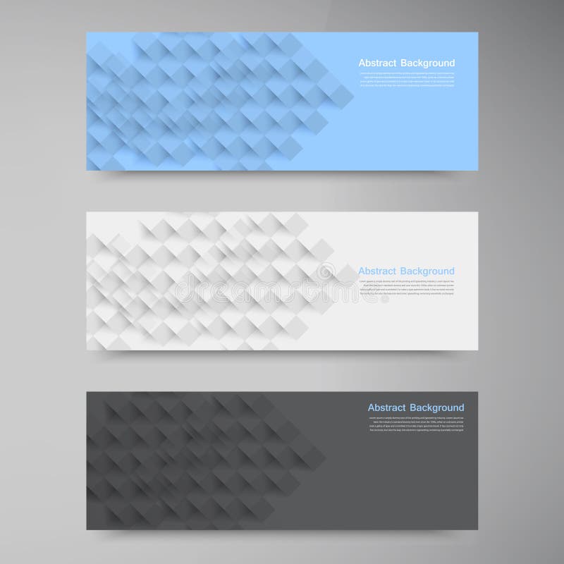 Vector Banners and Squares. Color Set Stock Vector - Illustration of ...