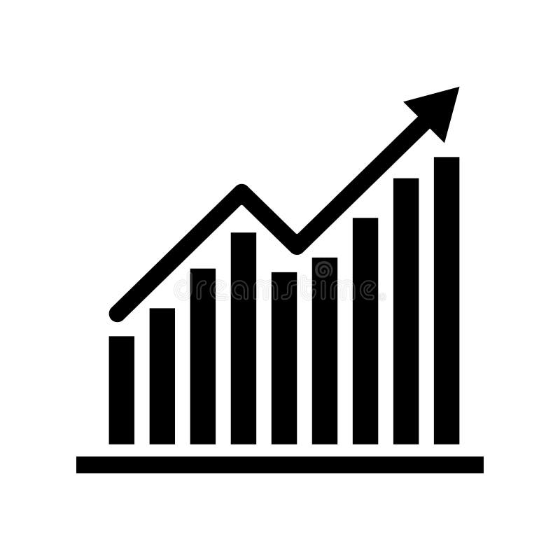 Vector Bar Chart Illustration, Business Graph. Data Growth Diagram ...