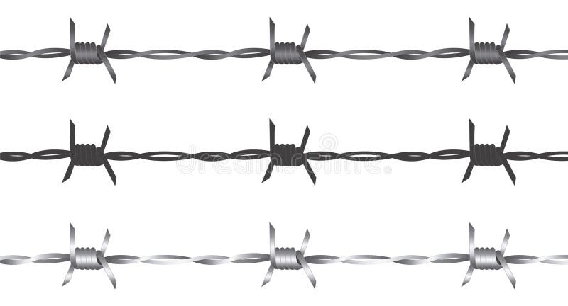 Barbed wire. Vector stock vector. Illustration of freedom - 41197092