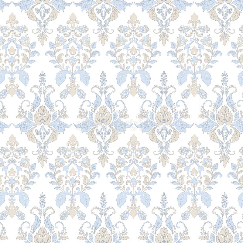 Vector Baroque Floral Pattern. Classic Floral Ornament. Stock Vector ...