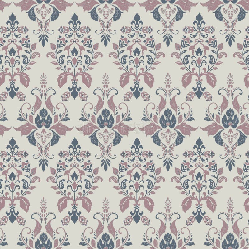 Vector Baroque Floral Pattern. Classic Floral Ornament Stock Vector ...