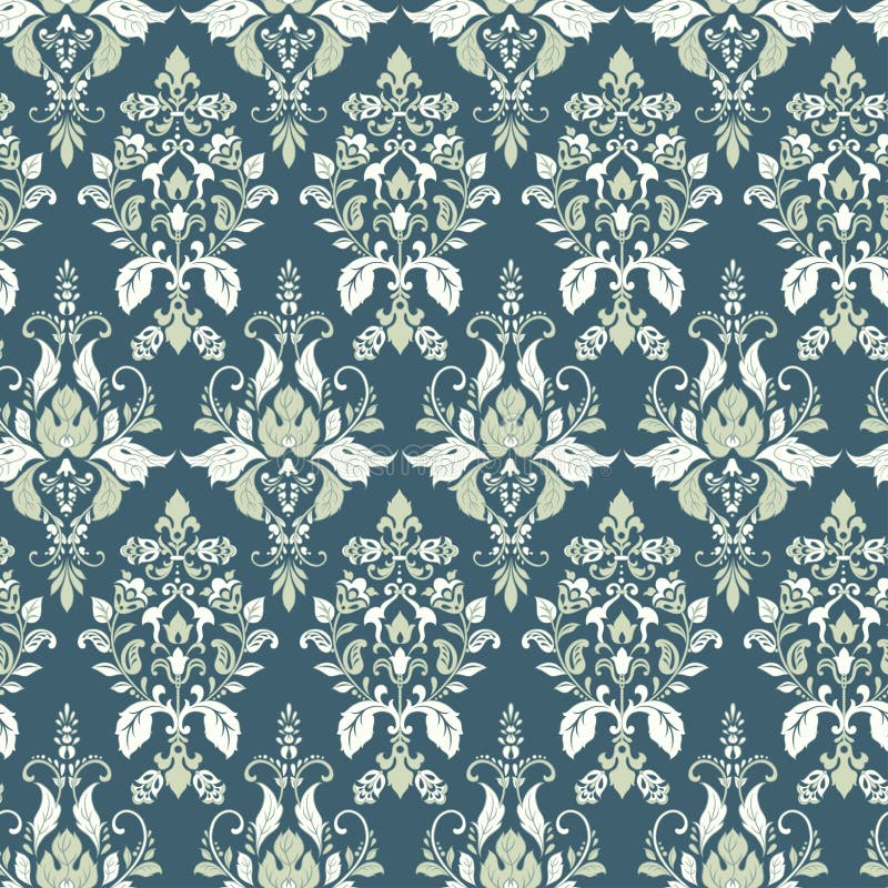Vector Baroque Floral Pattern. Classic Floral Ornament. Stock ...