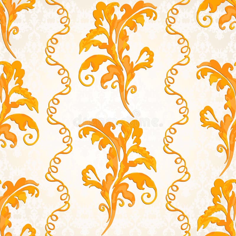 Vector baroque stock vector. Illustration of damask, retro - 56978397