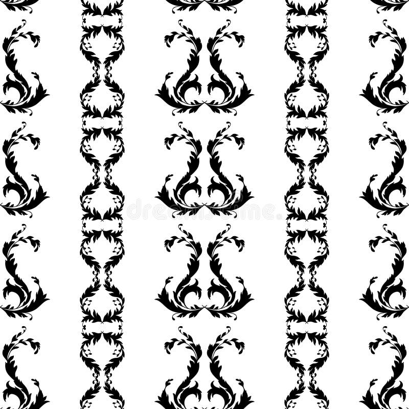 Vector Baroque Pattern Elements Stock Vector - Illustration of baroque ...