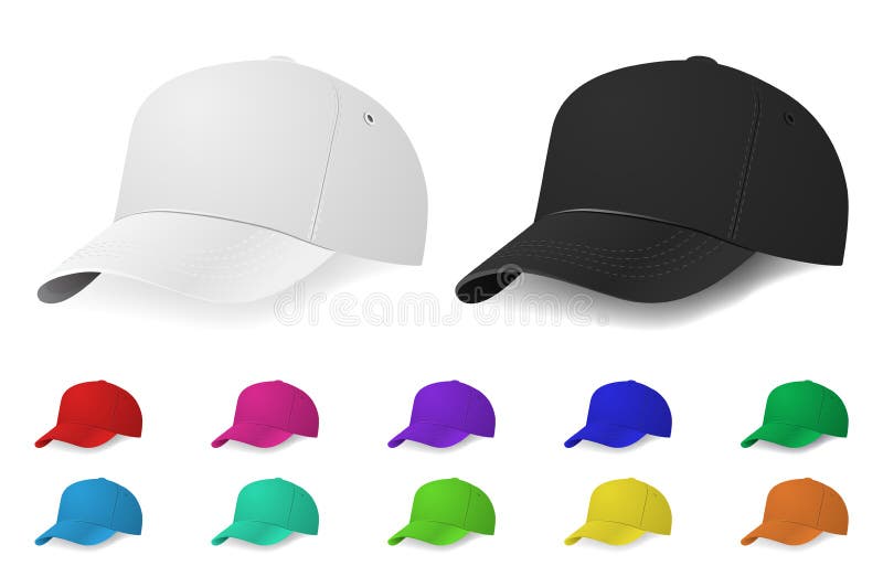 Two-color caps. stock vector. Illustration of icon, concept - 51532150