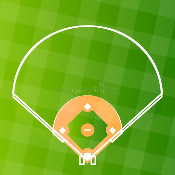 Vector Baseball Regular Field Stock Vector - Illustration of sport ...