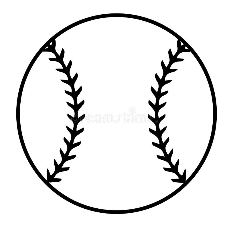 Vector Baseball, Softball Silhouette. Stock Vector - Illustration of ...