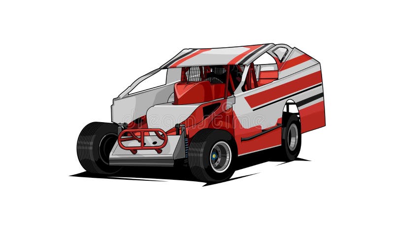 Modified Race Car Clipart