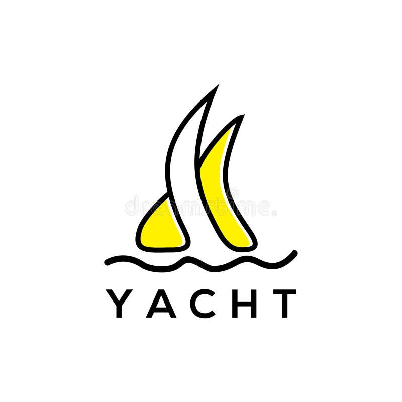 Vector Based Minimalistic Logo Design of a Yacht or Shipping Company ...
