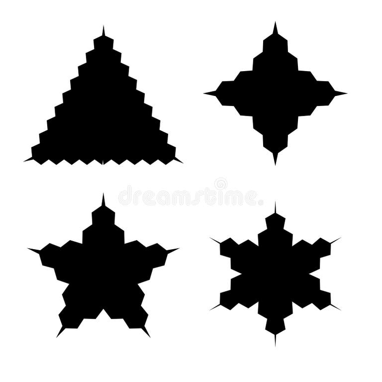 Vector Basic Shape Collection for Your Design Stock Vector ...